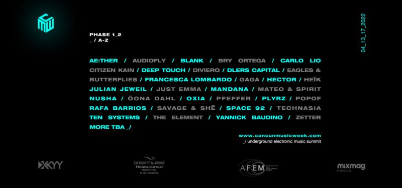 Cancun Music Week anuncia la primera fase de su lineup - Majo Montemayor